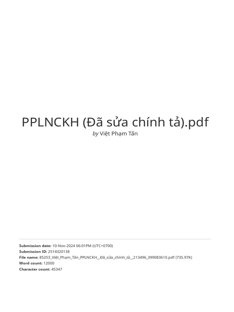 PPLNCKH Document with Corrections | PDF | Southeast Asia | French Indochina