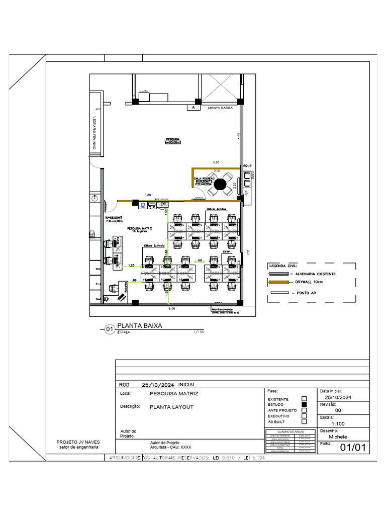 PESQUISA_MATRIZ_LAYOUT (1) | PDF | Engenharia
