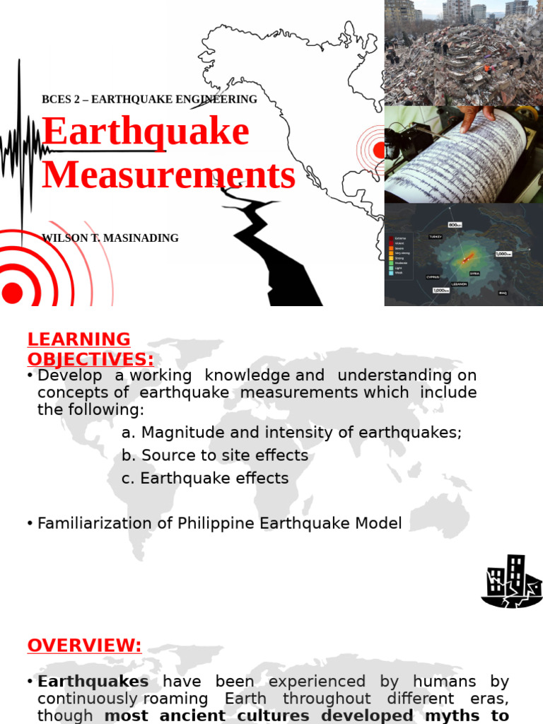 EQ MEASUREMENTS | PDF | Earthquakes | Moment Magnitude Scale