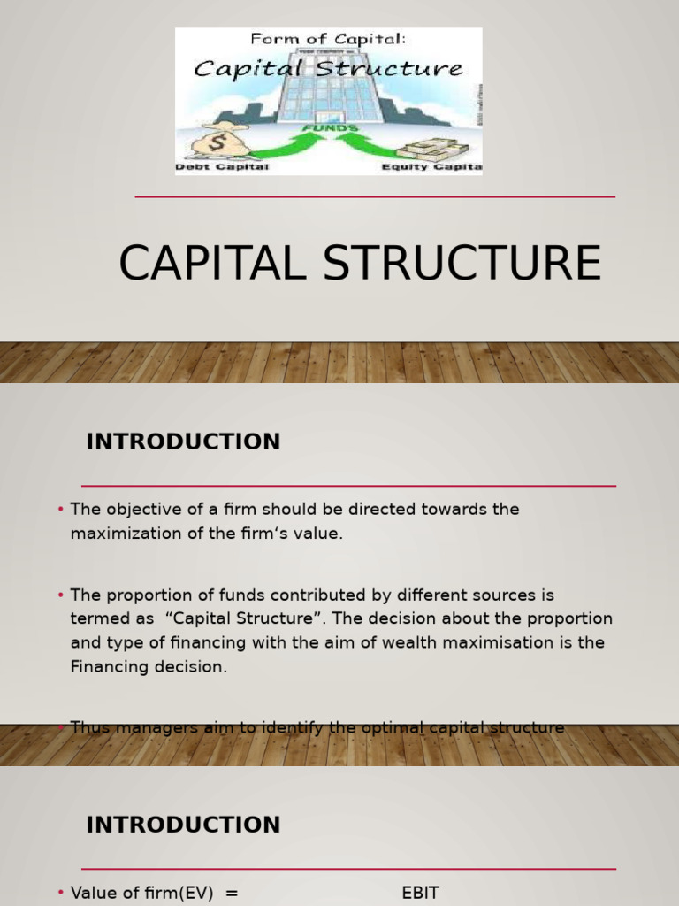 1.0 Module 1_Capital Structure | PDF | Capital Structure | Debt
