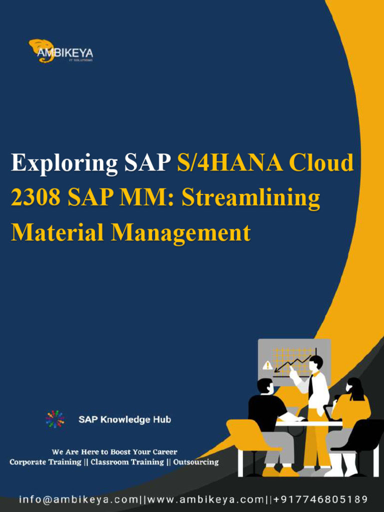 Exploring SAP S4HANA Cloud 2308 SAP MM Streamlining Material Management | PDF