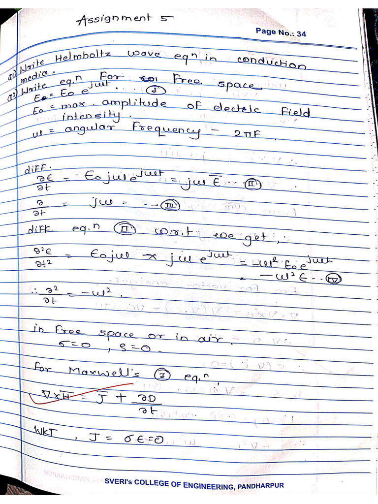EMFT Assignment 5 | PDF