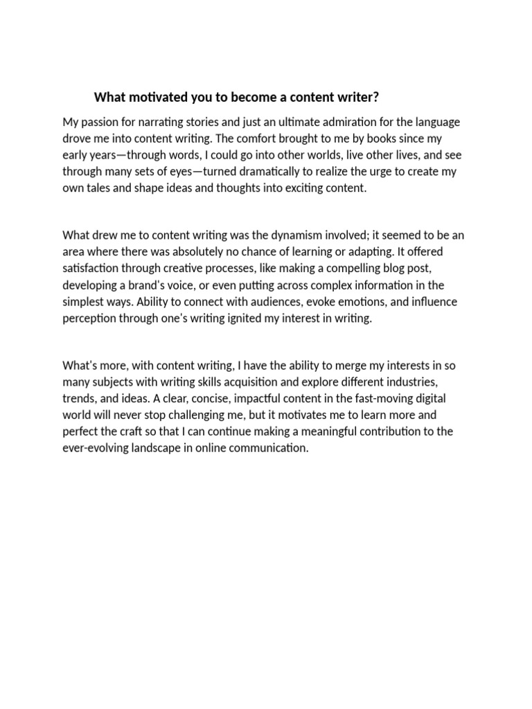 How To Become A Content Writer | PDF