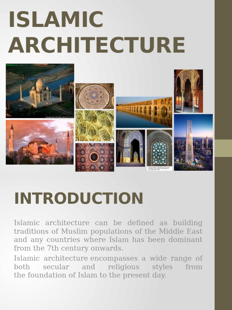 Islamic Architecture: Key Features and Types | PDF | Mosque | Dome