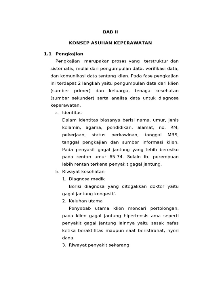 BAB II Konsep Askep | PDF