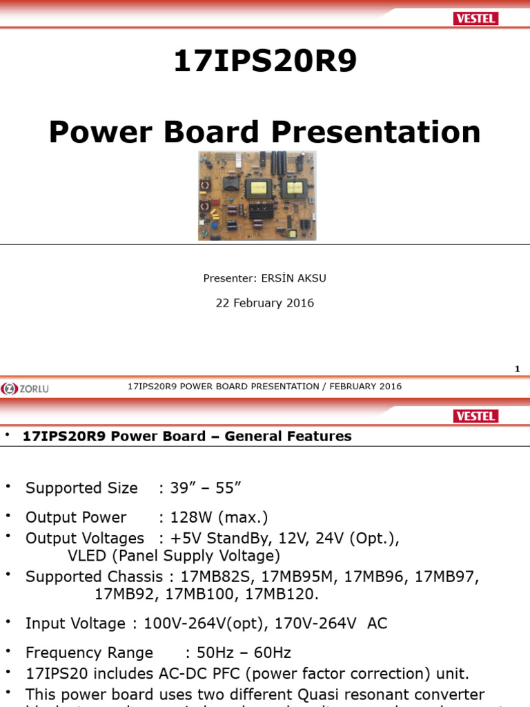 17IPS20-R9_Power_Board_Presentation | PDF | Rectifier | Mosfet