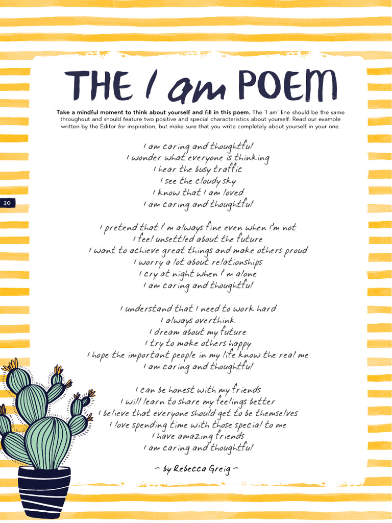 The I Am Poem | PDF