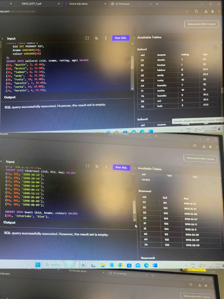Nested and Complex Quries | PDF