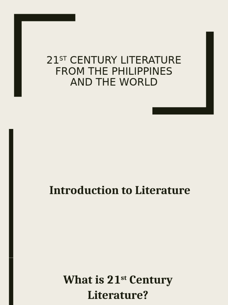 1 Lit. Intro To Lit | PDF