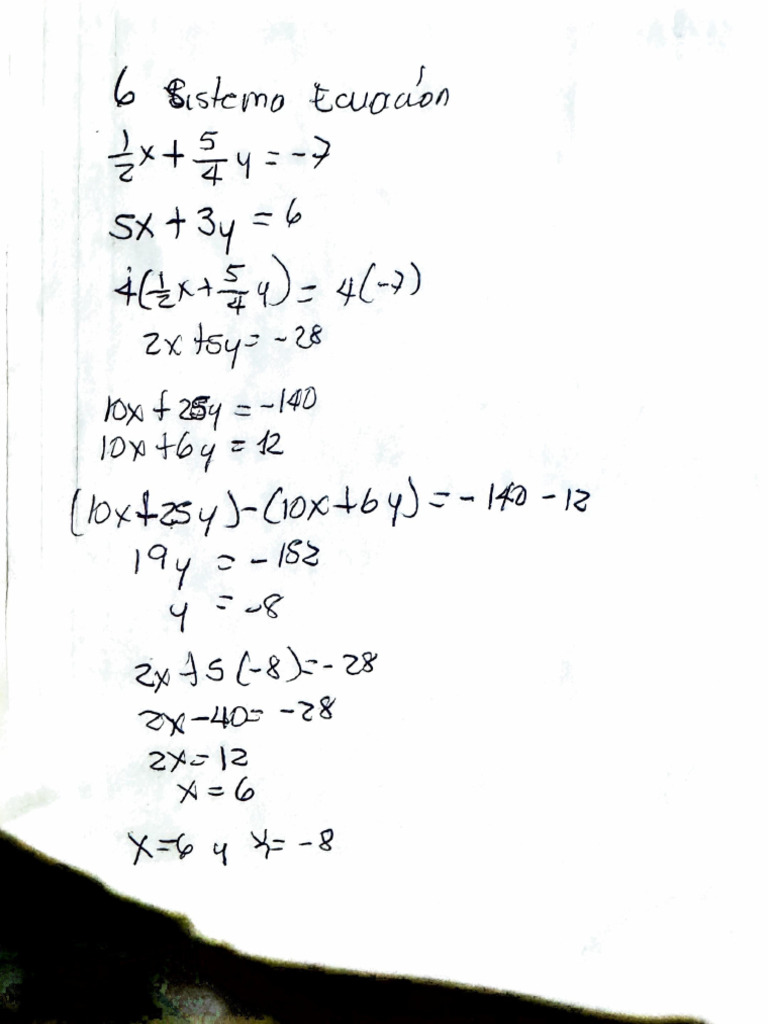 Pregunta 6 TAREA DE ALGEBRA | PDF