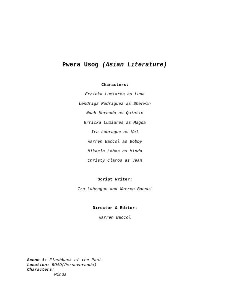 Pwera Usog: A Haunting Tale | PDF