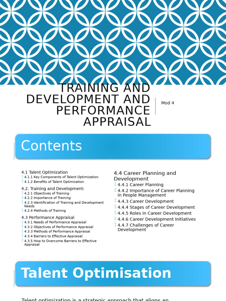 PM Module 4 | PDF | Performance Appraisal | Employee Retention