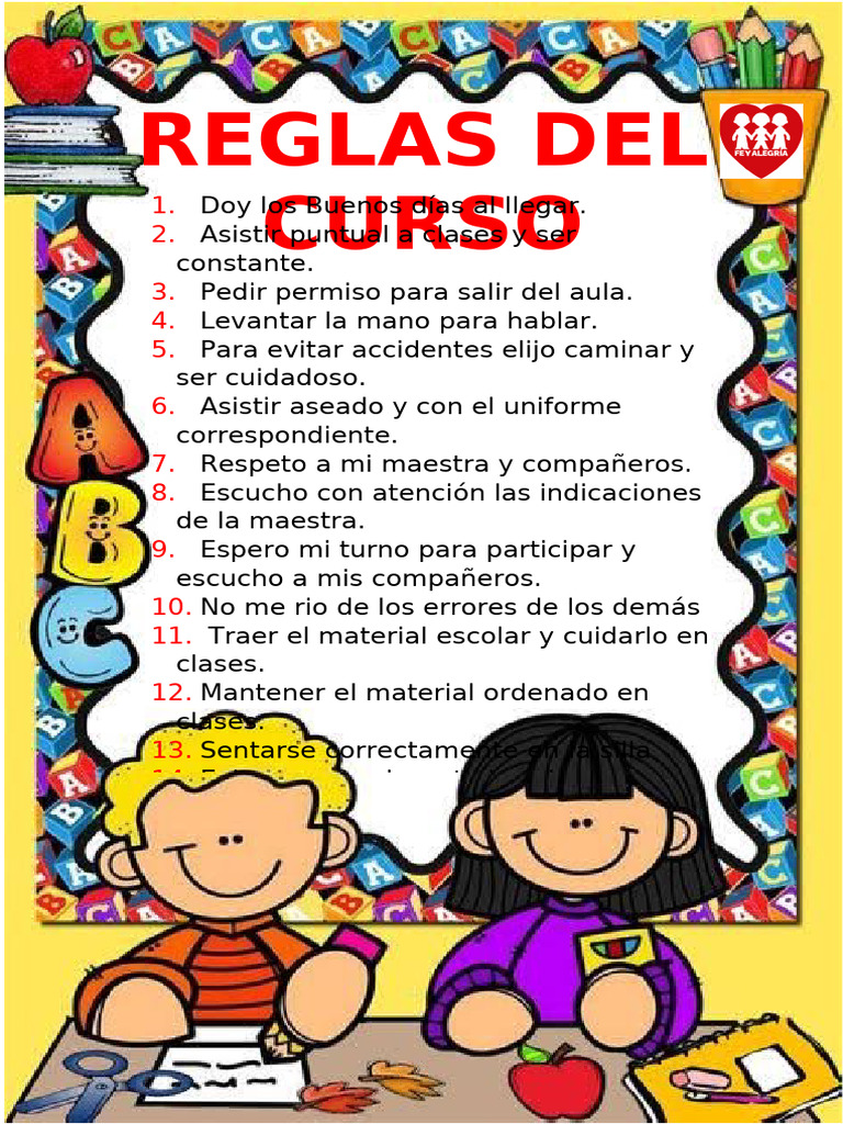 Reglas de La Clase | PDF