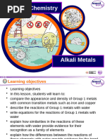 Physical and Chemical Properties of Alkali Metals | PDF | Lithium | Sodium