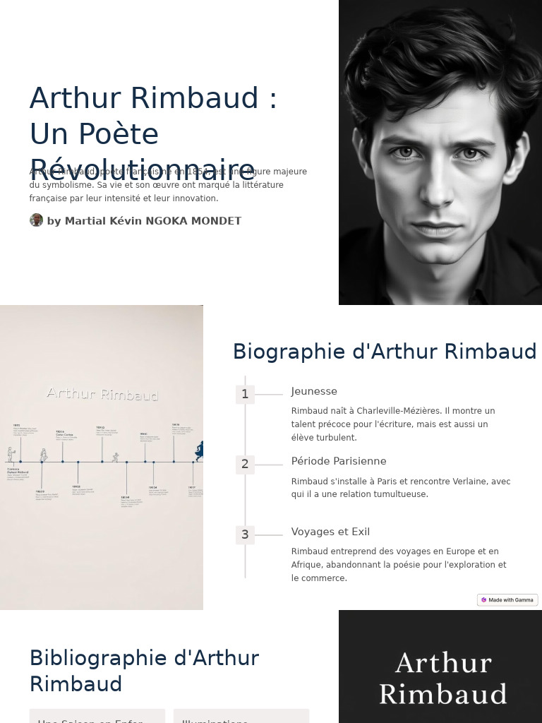 Rimbaud : Poésie et Révolution Littéraire | PDF | Arthur Rimbaud | Poésie