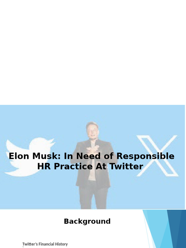 Twitter Case Study Presentation- SHRM | PDF | Employment | Layoff