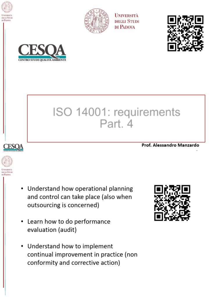 Lecture - 08 - EMS - Part4 | PDF | Life Cycle Assessment | Evaluation