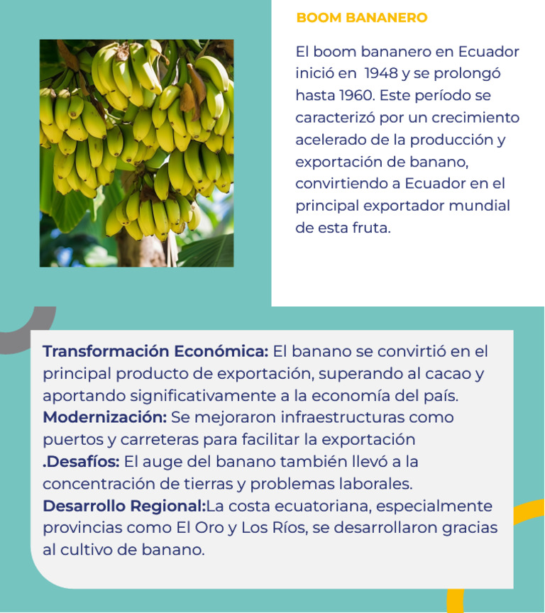 Auge bananero en Ecuador (1948-1960) | PDF