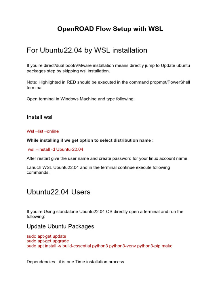 ORFS Installation Ubuntu22.04 | PDF | Sudo | Unix Software