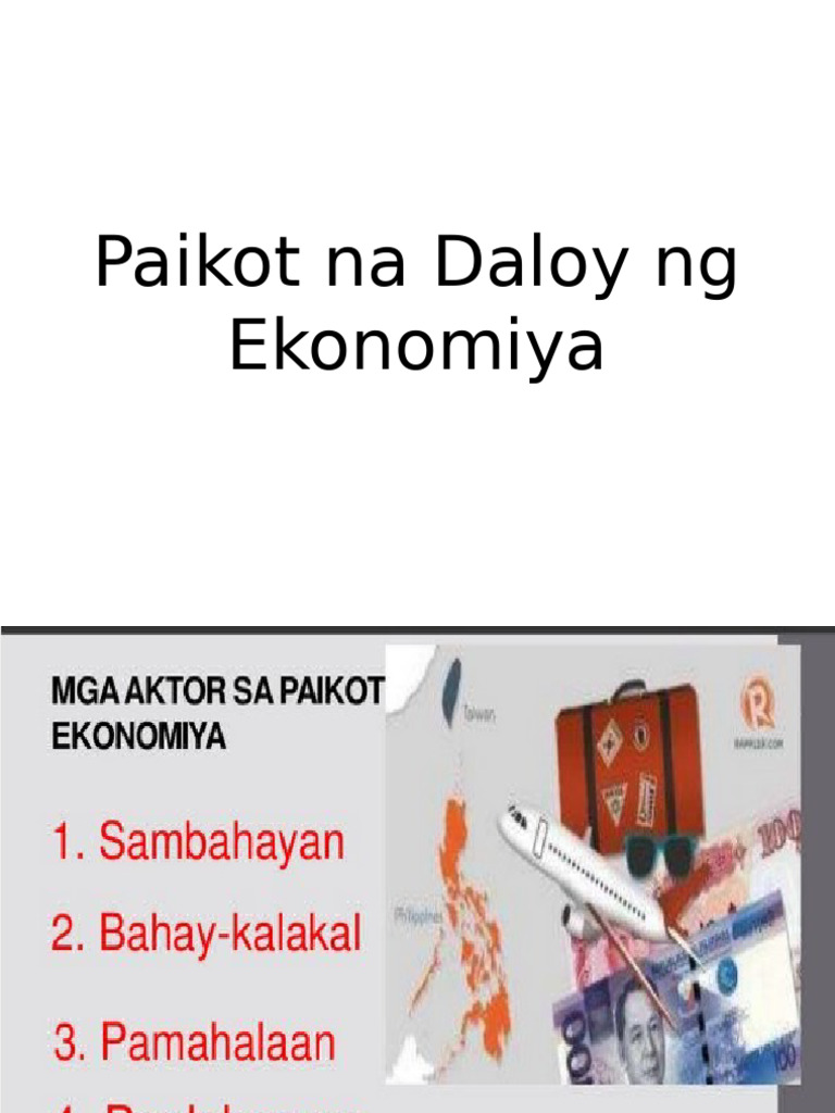 Paikot Na Daloy NG Ekonomiya | PDF