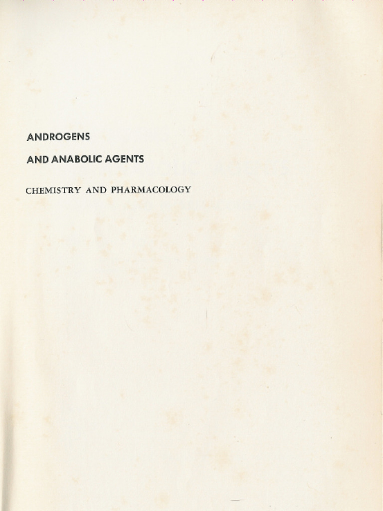 Androgen & Anabolic Agents | PDF