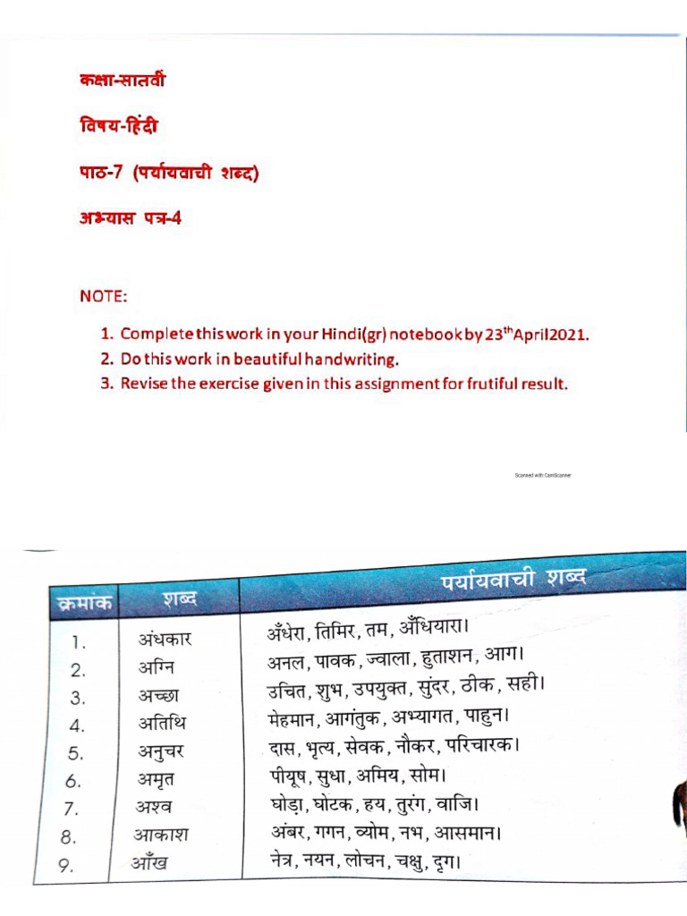 Hindi Assignment 4 | PDF