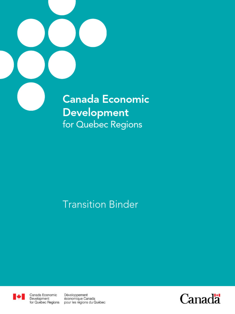 Canada Economic Developement for Québec Regions | PDF | Economies ...