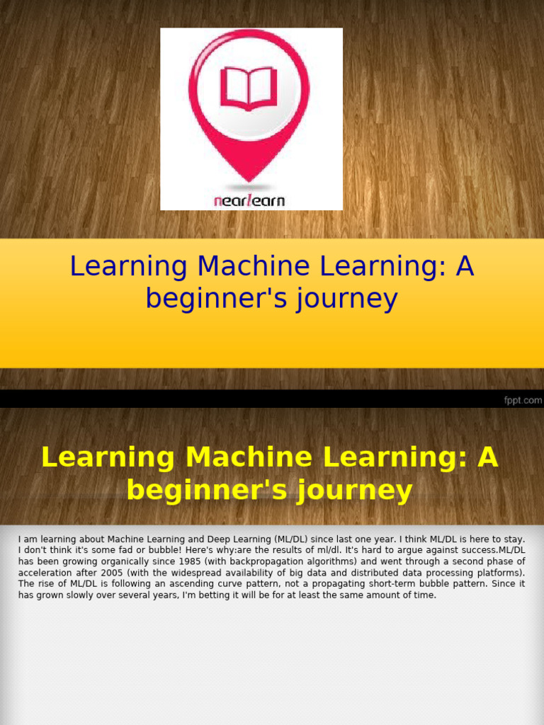 Beginner's Guide to Learning ML/DL | PDF | Machine Learning | Computational Neuroscience