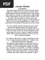 Atomic Habits: Key Insights & Laws | PDF | Habits | Copyright