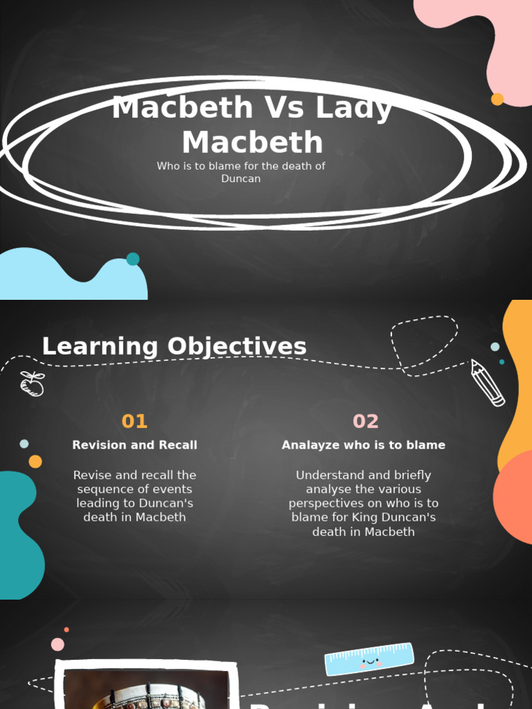Blame for Duncan's Death in Macbeth | PDF | Macbeth