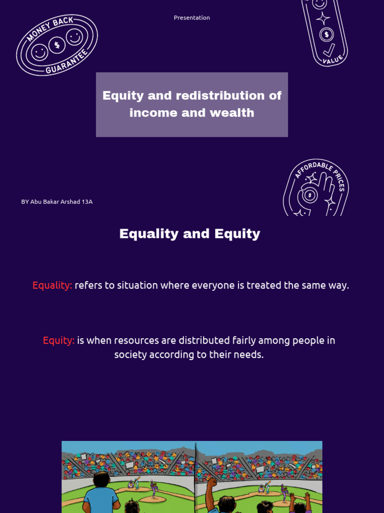 Equality and Redistribution of Income and Wealth by Ahhhhh | PDF ...