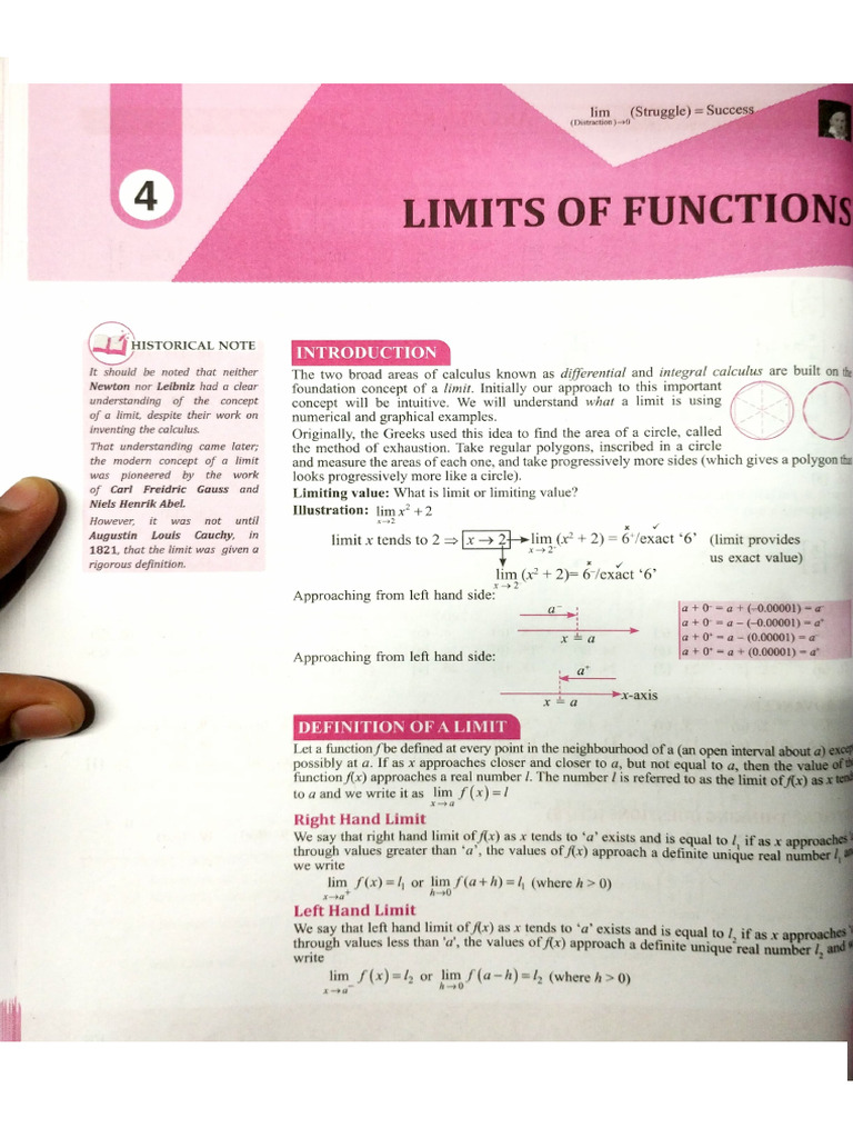 4 Limits and Functions Calculus Core | PDF