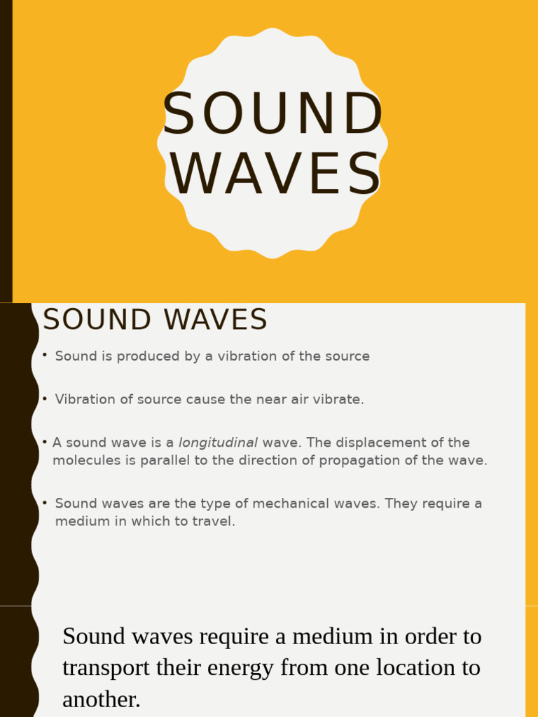 5 Sound Waves | PDF | Sound | Waves