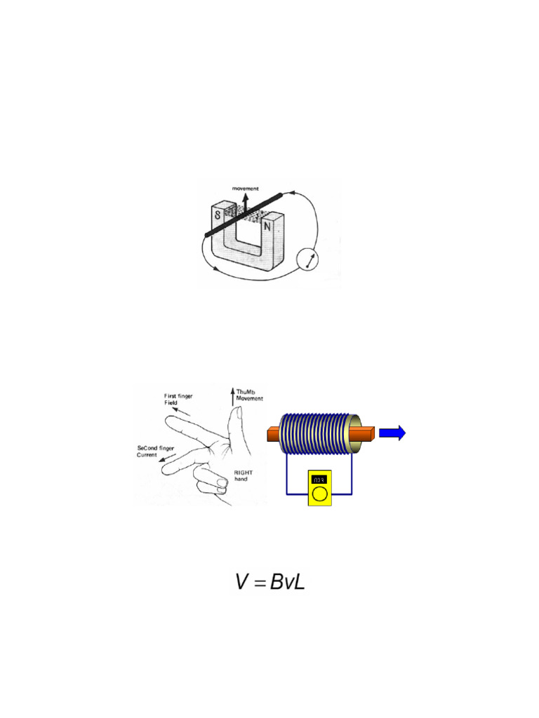 fleming's right hand rule , generatore | PDF | Electric Generator ...