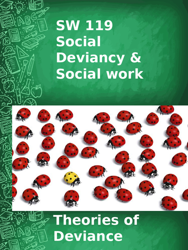 SW 119 Theories of Deviance 2 | PDF | Deviance (Sociology) | Nervous System