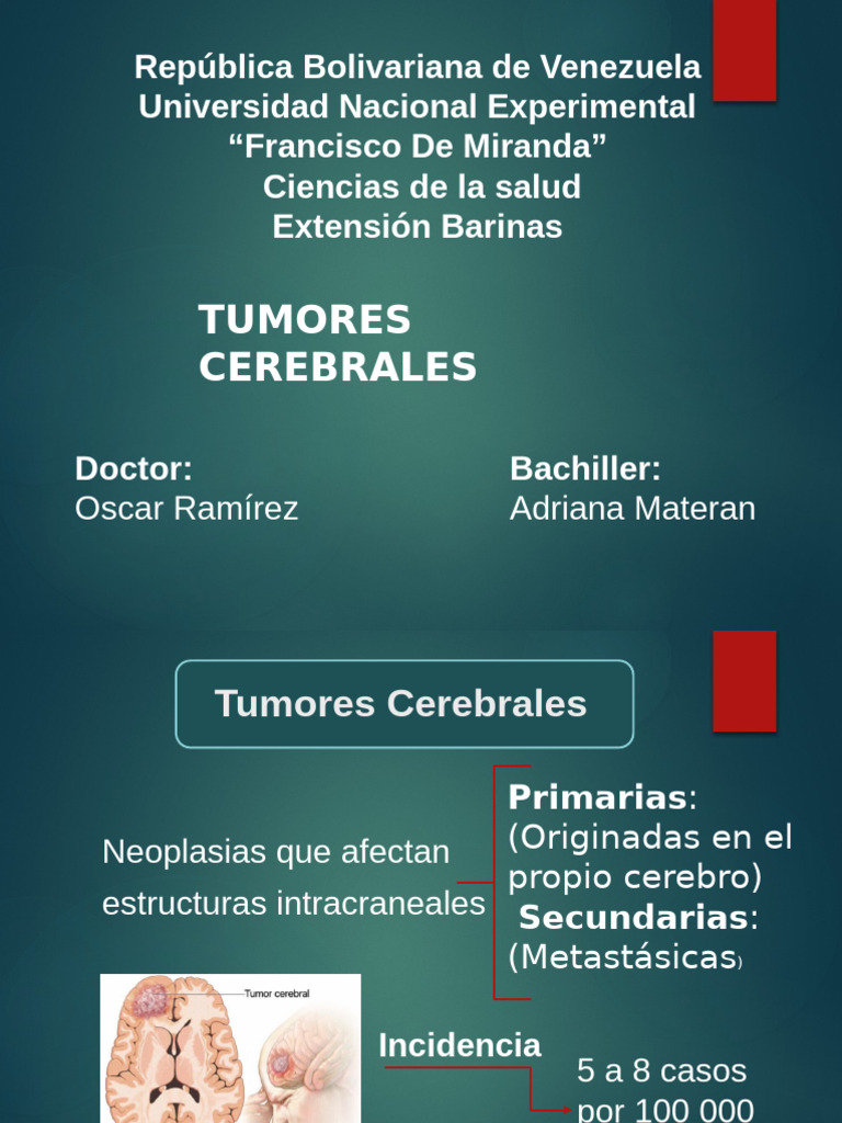 Tumores - Cerebrales .01. | PDF | Glioma | Tumor cerebral