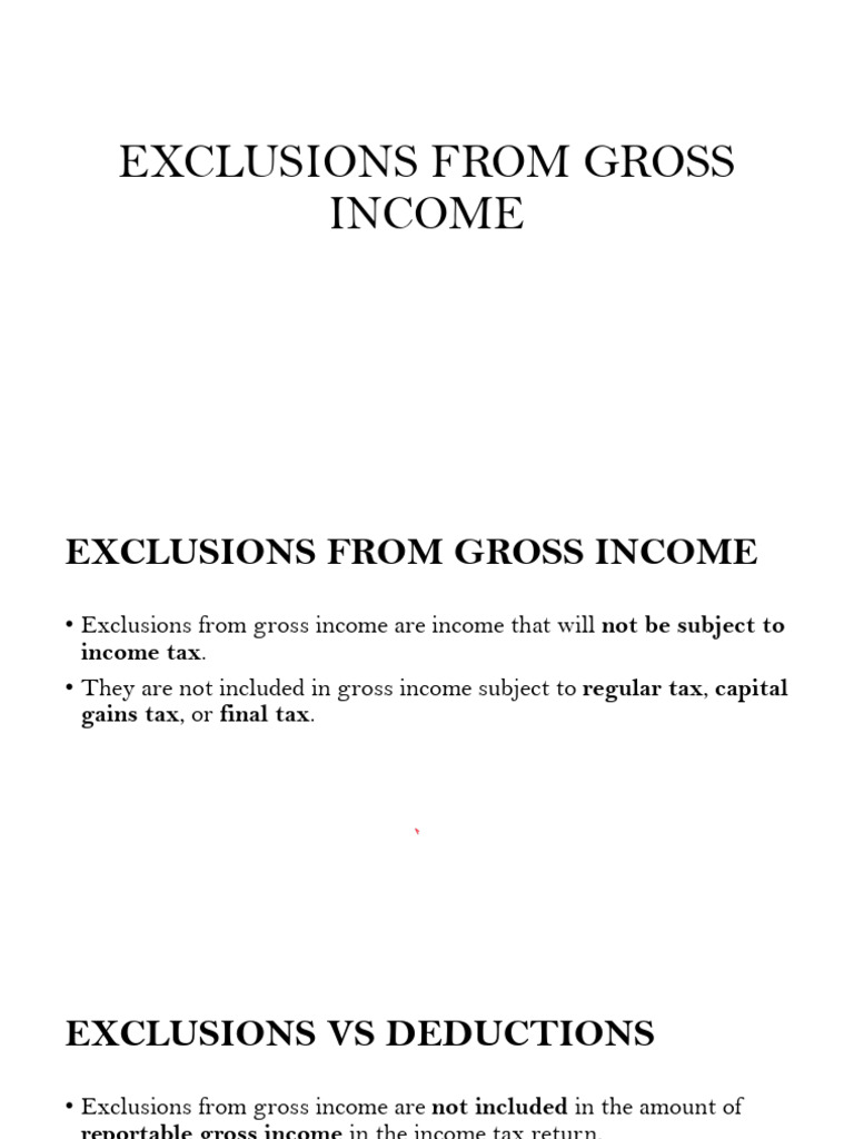 Chapter 8 Exclusions From Gross Income | PDF | Life Insurance | Taxes