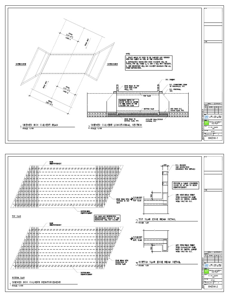 Drawing Skew Condition Details | PDF