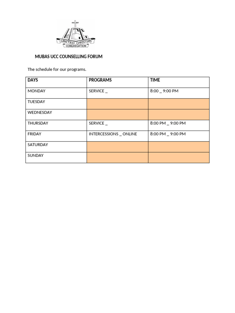 Mubas Ucc Couns | PDF