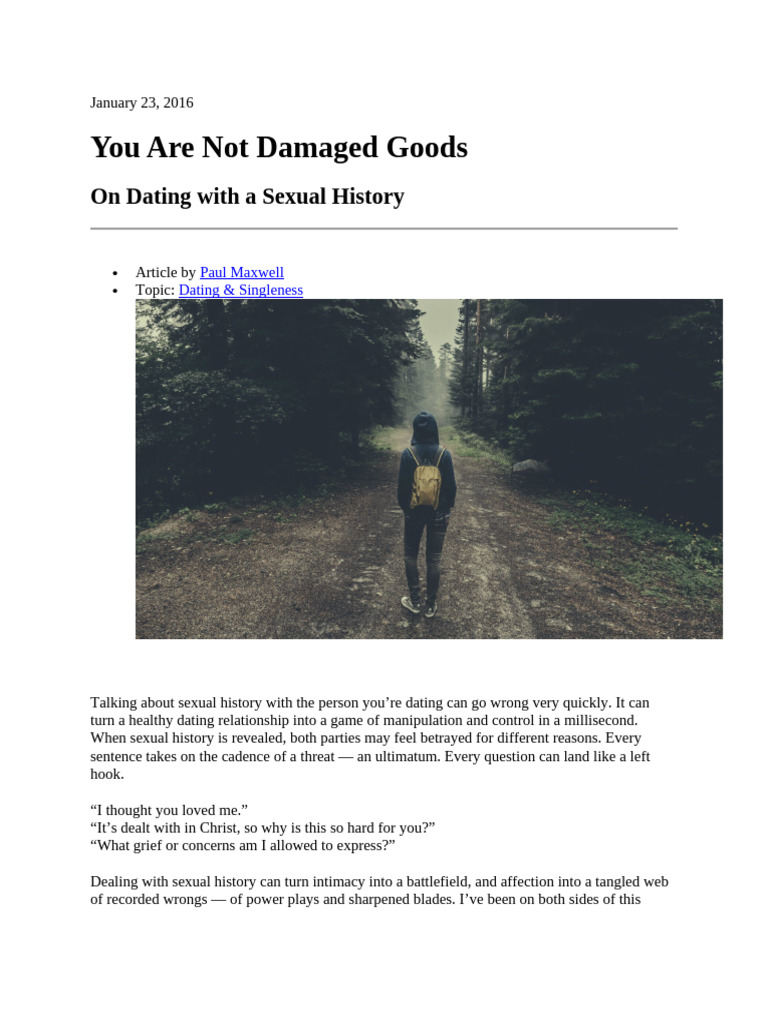 You Are Not Damaged Goods | PDF | Guilt (Emotion) | Jesus