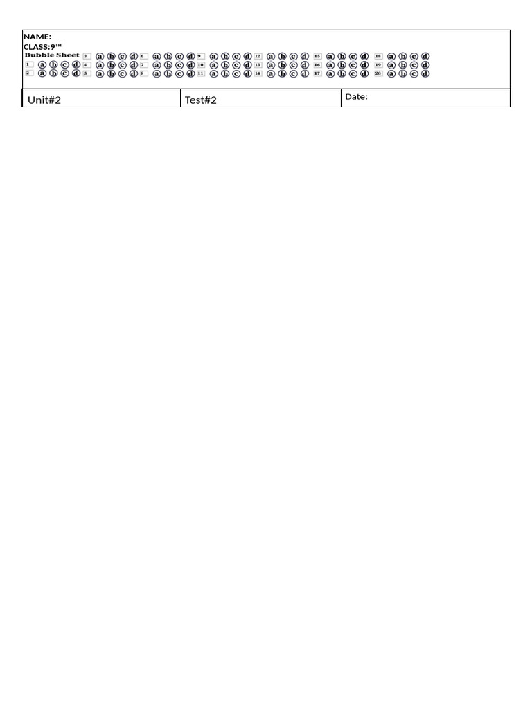 Class 9TH Computer CH No 2 Test | PDF