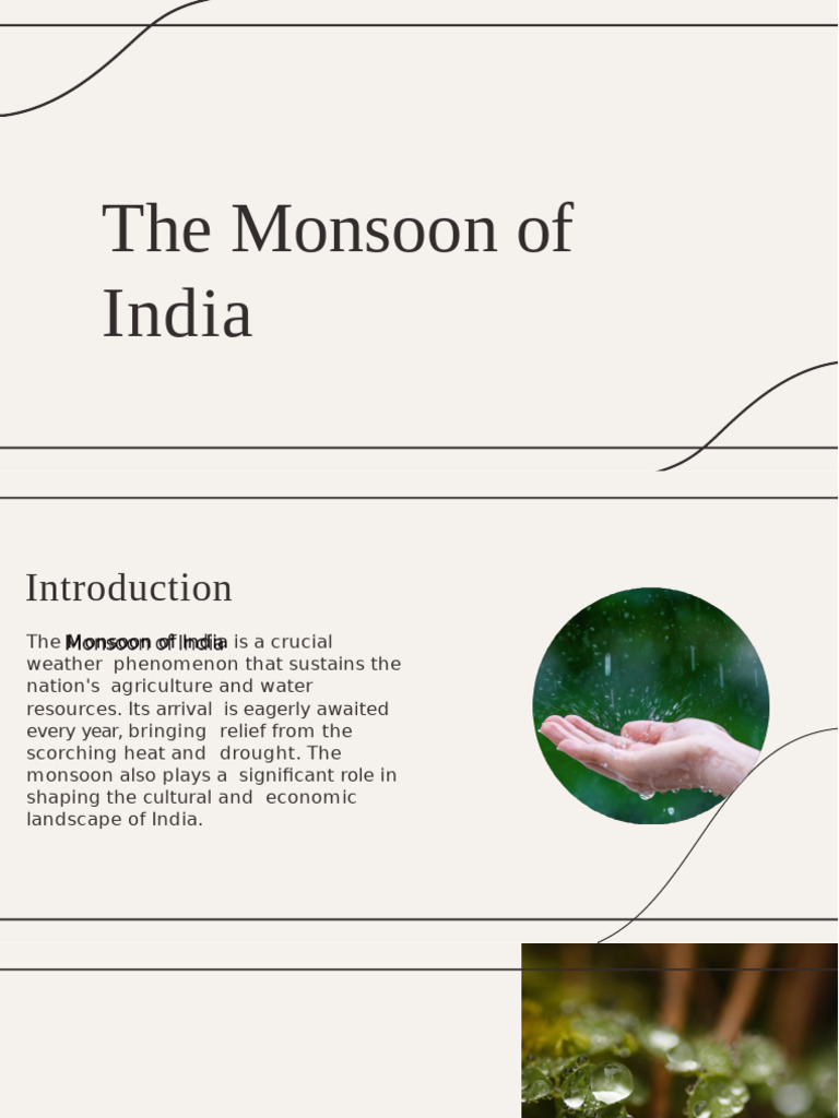 Importance of India's Monsoon Season | PDF | Monsoon | Agriculture