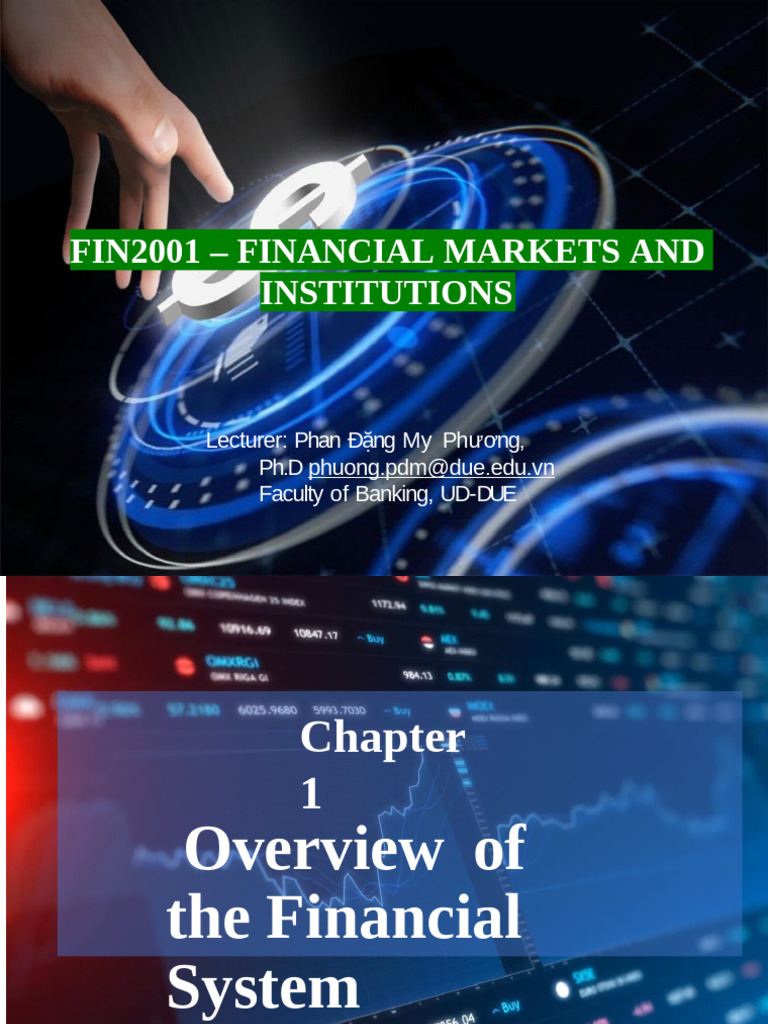 Chapter 1 - Financial System | PDF | Financial Markets | Sustainability
