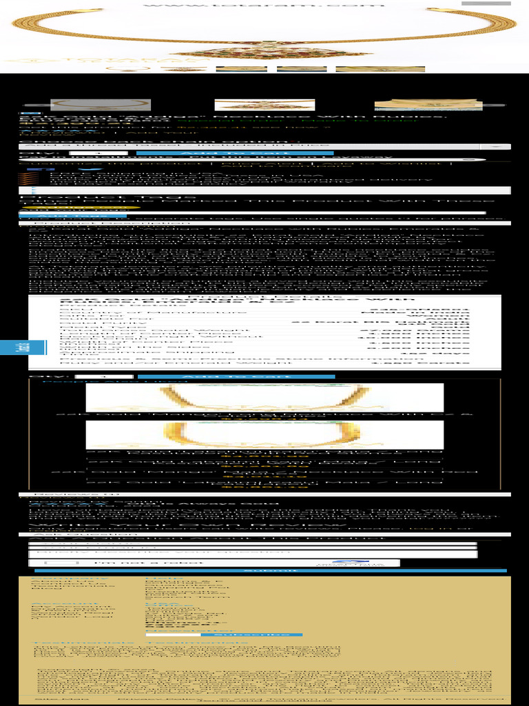 22K Gold Addiga Necklace With Rubies, Emeralds & CZ - 235-GN5601 in 27. ...