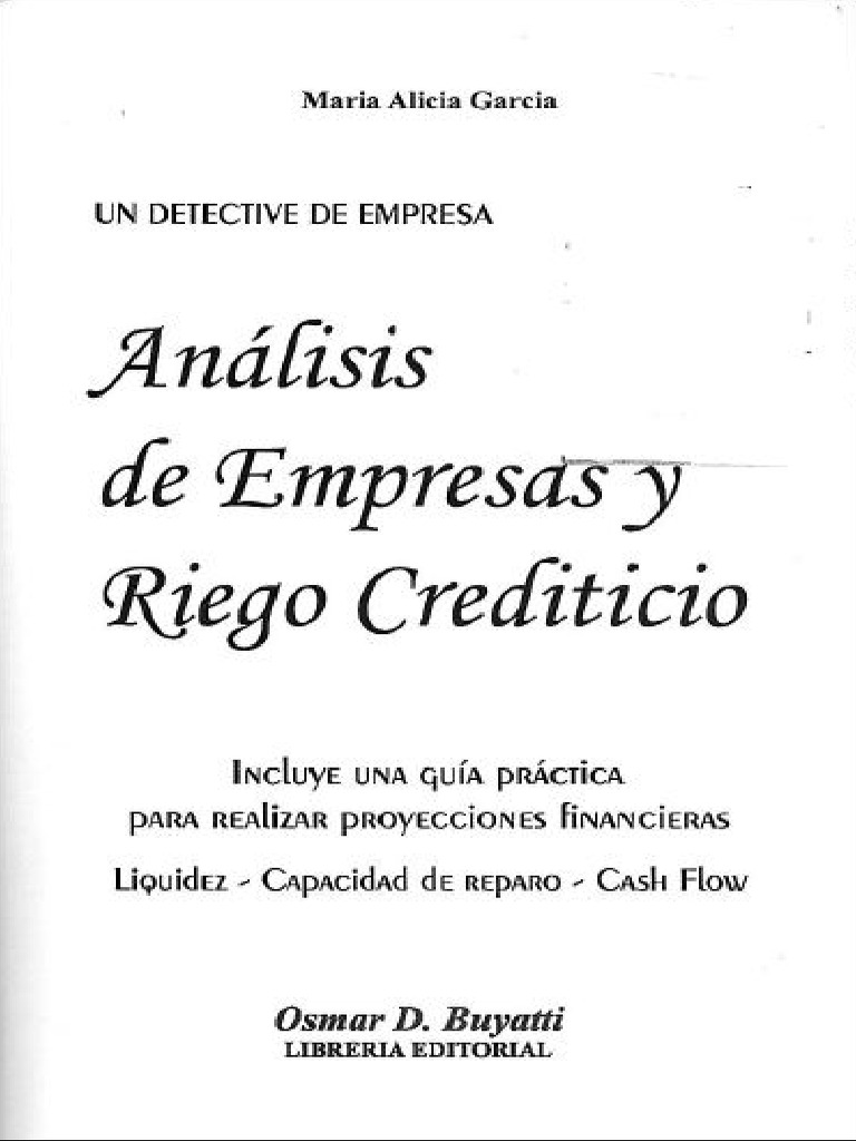 1.4.047 - GARCIA - Analisis de Empresas y Riesgo Crediticio | PDF