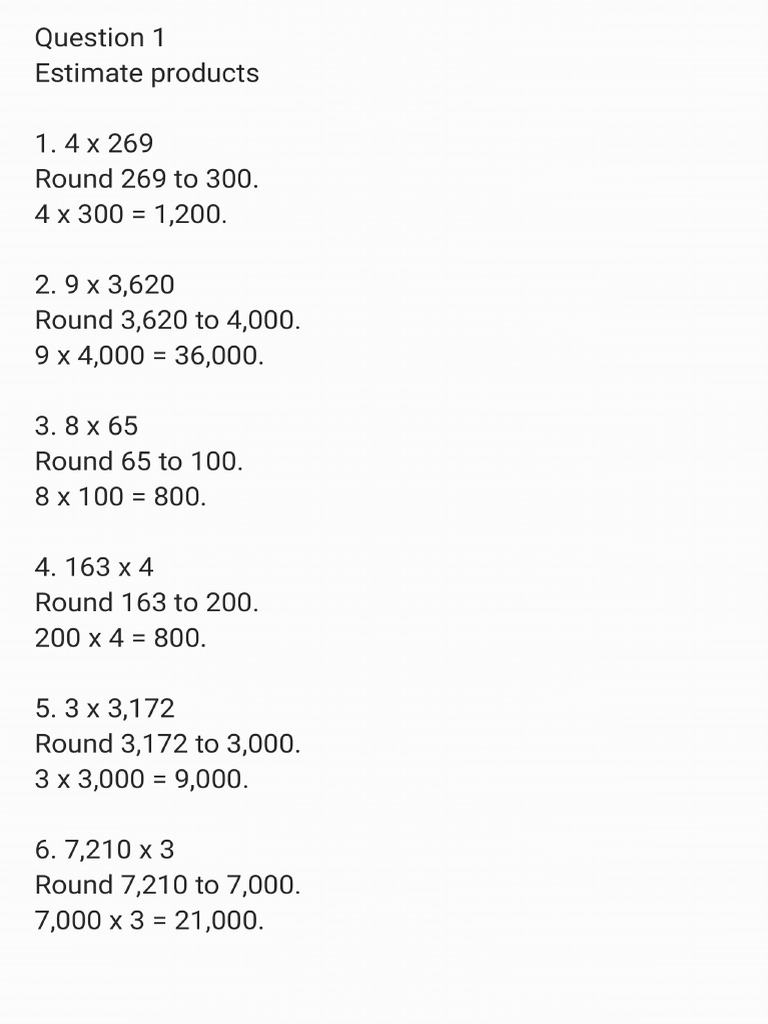 Answerkey Math Test | PDF