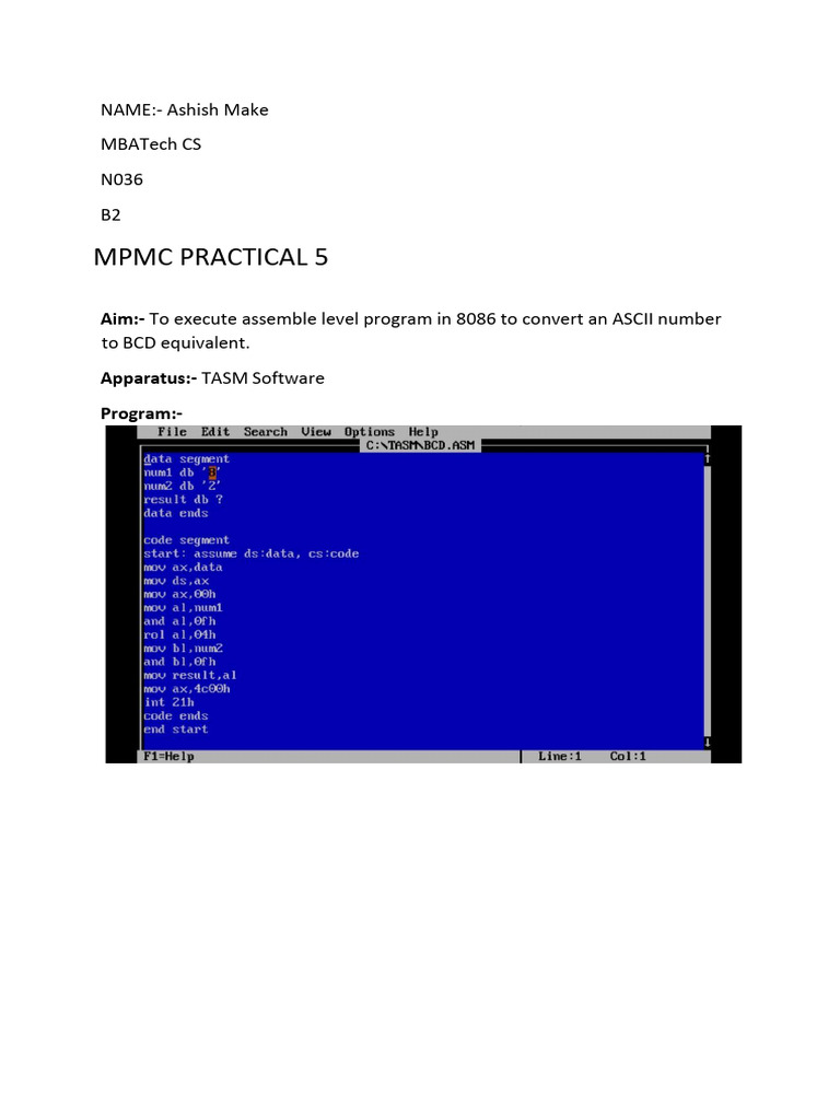 MPMC 5 - N036 - ASHISH MAKE | PDF