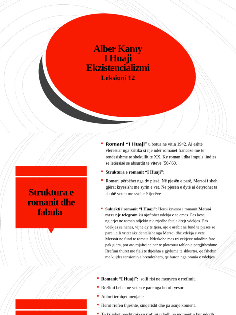Alber Kamy, I HUAJI | PDF