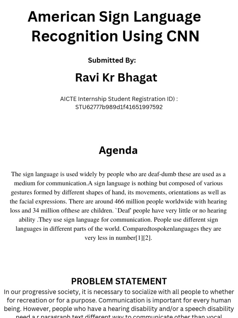 _Ibm project sign language recognition (1) | PDF | Artificial Neural ...