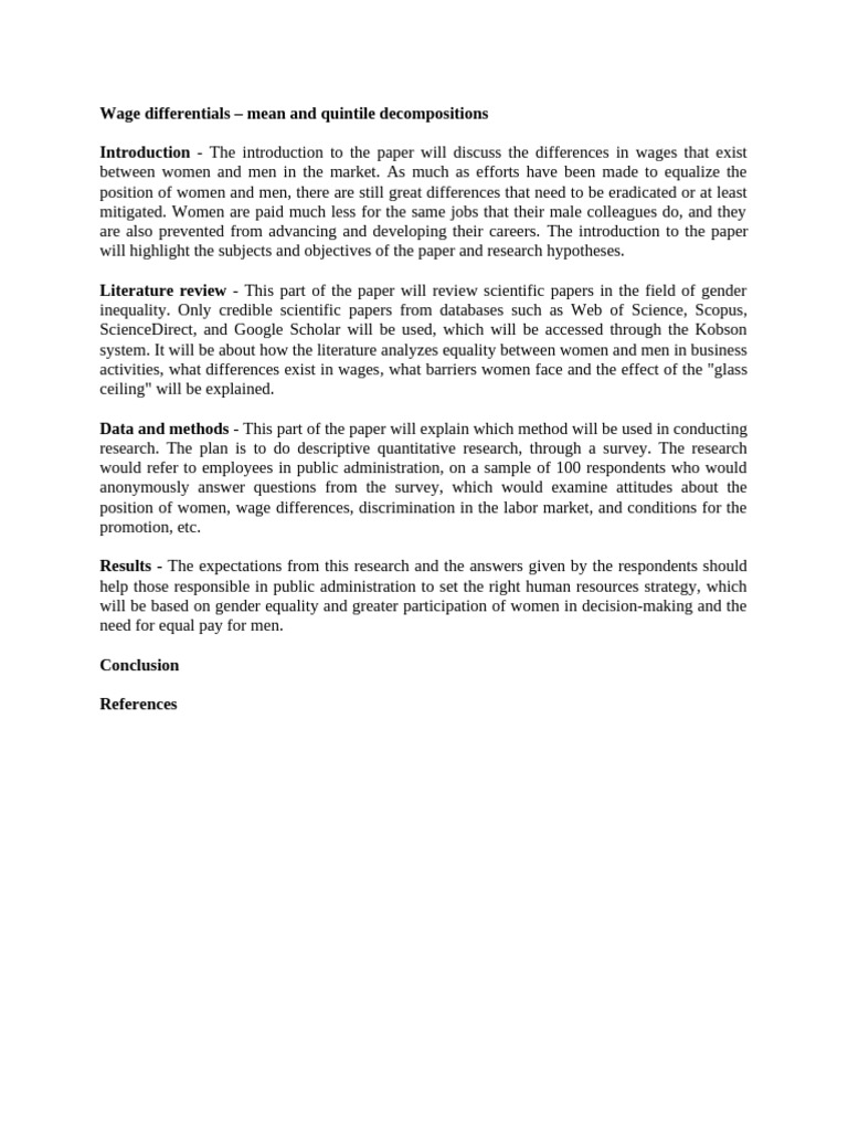 Wage Differentials | PDF